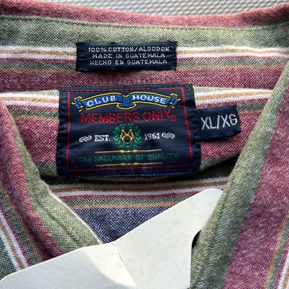 Members Only | Shirts | Vintage Members Only Button Down Shirt | Poshmark